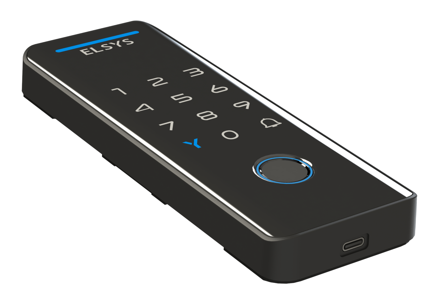 Fechadura Digital de Sobrepor Wi-Fi com Biometria TECNO - Elsys